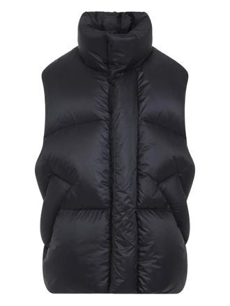 Mordecai Gesteppte Weste mit Stehkragen - Schwarz