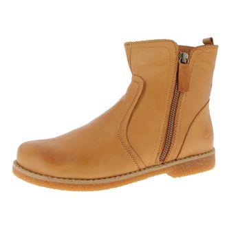 Andrea Conti Damen Stiefelette Boot schicke Nahtf&uuml;hrung flach 0344814, Gr&ouml;&szlig;e:38 EU, Farbe:Braun