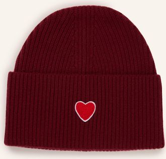 Darling Harbour Darling Harbour M&uuml;tze Mit Cashmere rot