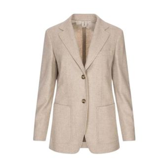 Max Mara Caraffa Blazer - Femme - Vestes - Beige - Taille: 36 FR