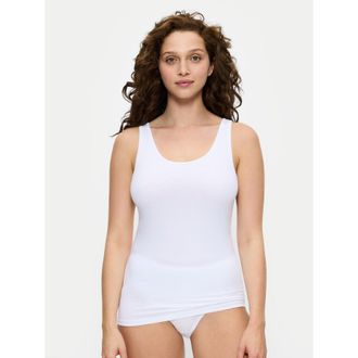 Triumph Top Sense Of Cotton 10224974 Weiß Slim Fit