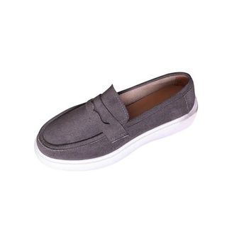 Generic Mocassins larges pour femme - Bout rond - &Eacute;l&eacute;gantes - Classiques - Polyvalentes - Respirantes - Confortables - &Agrave; enfiler - Chaussures d&eacute;contract&eacute;es - 