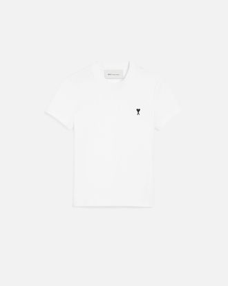 Ami T-shirt blanc en coton Ami de Coeur Blanc - XXL - Femme