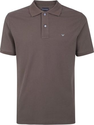 Emporio Armani Homme, Tops, Brun, Taille: 3XL Polo