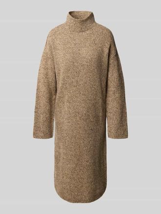Christian Berg Strickkleid aus Wolle mit Stehkragen