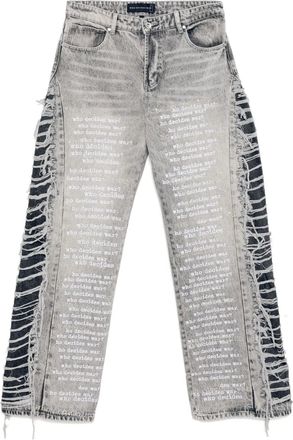 Who Decides War by Ev Bravado jean évasé - Gris