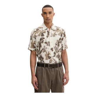 Marc O'Polo Short Sleeve Shirts - - Shirts - Herren - Beige - L