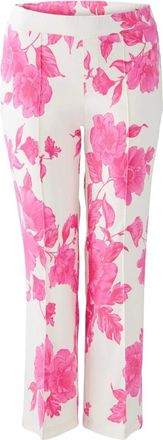 Oui Femme, Pantalons, Rose, Taille: 44 FR Cropped Pantalons