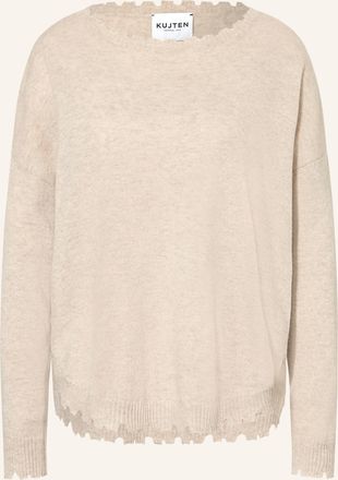 Kujten Kujten Cashmere-Pullover Melah weiss