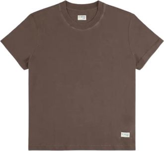 Fay Homme, Tops, Brun, Taille: L T-shirt &agrave; col rond