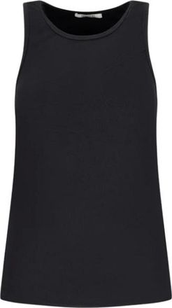 Gauch&egrave;re Femme, Tops, Noir, Taille: 36 FR Canotta Girocollo