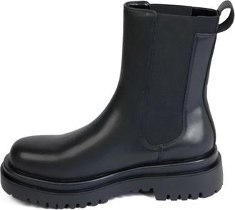 Just Cavalli Femme, Chaussures, Noir, Taille: 39 EU Bourne Stivaletto Logo Elastico