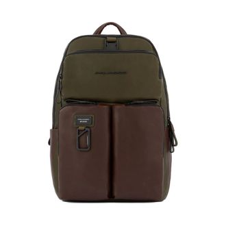 Piquadro Rucksack mit Laptop-H&uuml;lle 14 - - Bags - Herren - Gr&uuml;n - ONE SIZE
