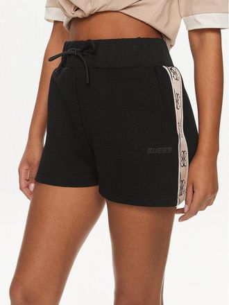 Guess Sportshorts Britney V3GD13 KB3P2 Schwarz Loose Fit