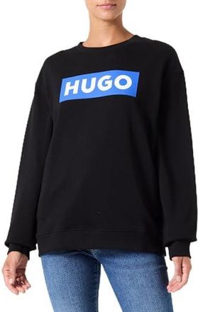 HUGO BOSS Classic Crew_B Jersey, Black1, L Women