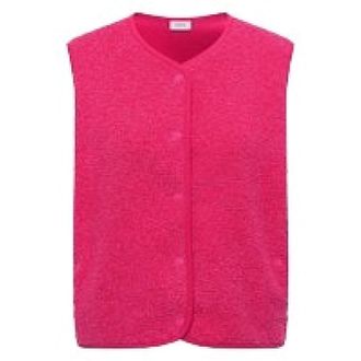 Cecil Woll-Effekt-Weste - - Jackets - Damen - Rosa - 2XL