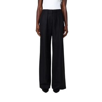 PT01 Wide Hosen - - Trousers - Damen - Schwarzk - L