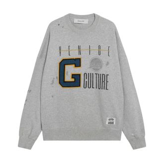 Golden Goose Femme, Sweatshirts et sweats &agrave; capuche, Gris, Taille: 40 FR Journey SweaT-shirt