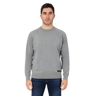 John Richmond Herren, Strickwaren, Grau, LGr&ouml;&szlig;e
