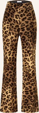 BA&SH Ba&Sh Marlenehose Brent Aus Samt braun