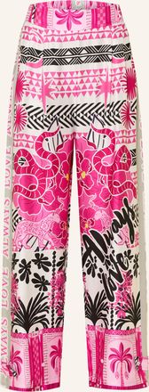 Miss Goodlife Miss Goodlife Marlenehose Aus Satin pink