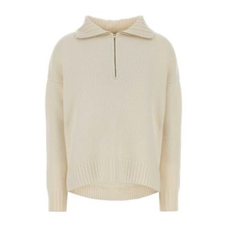 Max Mara Pull oversize en cachemire Crasso - Femme - Pulls - Blanc - Taille: 42 FR
