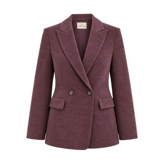Marella Blazer Emmponte - Femme - Vestes - Violet - Taille: 36 FR