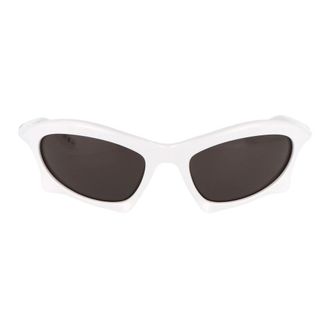 Balenciaga Bat Rectangle Sonnenbrille - - Accessories - unisex - Wei&szlig; - 59 MM