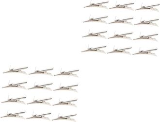 Amosfun 200 STK Weihnachtsblumenclip Weihnachtsschmuck-Clips Christbaumschmuck-Clip Weihnachtsbedarf Mehrzweckclip Weihnachtskugel-Ornament-Clips Weihnachtsst