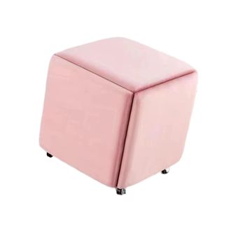 Generic 5-in-1 stapelbarer osmanischer W&uuml;rfelstuhl, stapelbares Kombinationshocker-Set, leicht und einfach zu verstauen, for den Innen- und Au&szlig;enbereich(Color