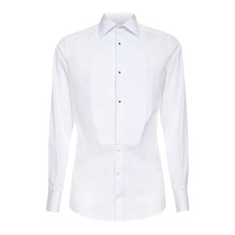 Dolce & Gabbana Wei&szlig;e Hemd mit Franz&ouml;sischem Kragen Slim Fit - - Shirts - Herren - Wei&szlig; - L