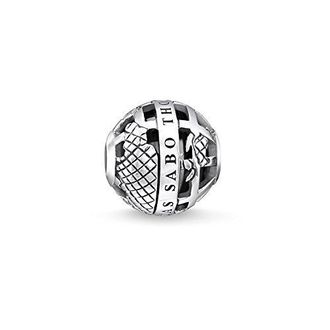 Thomas Sabo K0262-698-11 Karma Perle en argent 925 avec onyx noir