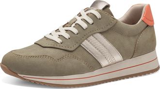 Jana Damen Sneaker flach mit dicker Sohle Vegan, Grün (Sage), 38 EU