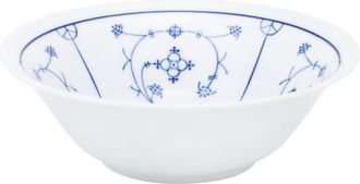 Kahla Blau Saks Schüssel 16 cm | Salatschüssel mit Strohblumenmuster aus Porzellan