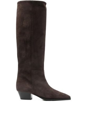 Aeyde Spitze Medea Stiefel 40mm - Braun