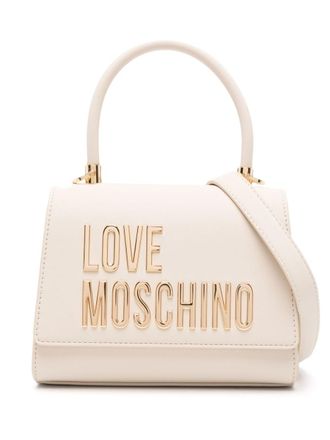 Love Moschino sac &agrave; main &agrave; logo - Tons neutres
