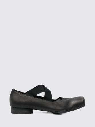 Uma Wang Ballerines Mary Jane en cuir de veau &agrave; bout carr&eacute;