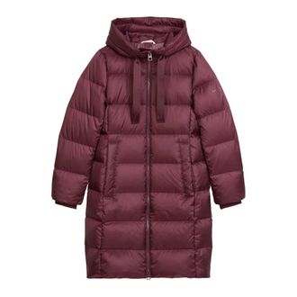 Marc O'Polo Shaped Kapuzen-Daunenmantel - - Coats - Damen - Rot - XS