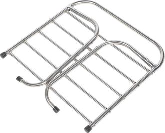 DOITOOL Klappbares Trockengestell aus Edelstahl f&uuml;r Fensterbank Winddichter W&auml;schest&auml;nder Platzsparender Faltbarer Handtuchhalter f&uuml;r Innen Au&szlig;enbereich Viels