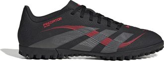 adidas Unisex Predator Club Turf Football Boots Fußballschuhe, core Black/Grey Four/Lucid red, 43 1/3 EU