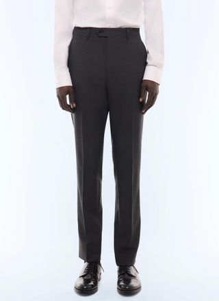 Fursac Pantalon de costume ajust&eacute; en laine - Taille 36 - Homme