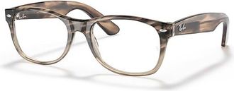 Ray-Ban New Wayfarer Optics Havana Fassung Klar Glas 54-18