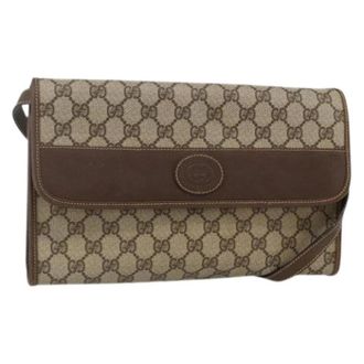 Gucci Pre-owned Vintage GG Canvas Schultertasche - - Pre-owned - Damen - Beige - ONE SIZE