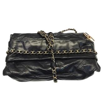 Chanel Sac pochette vintage doccasion - Femme - Pre-owned - Noir - Taille: ONE Size