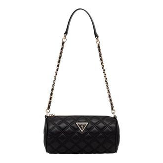 Guess Giully Quilted Barrel Bag - - Bags - Damen - Schwarzk - ONE SIZE
