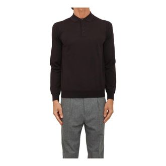 Paolo Pecora Maglia A Polo - - Knitwear - Herren - Braun - 3XL