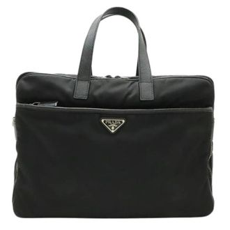 Prada Pre-owned Nylon Aktentasche - - Pre-owned - Damen - Schwarzk - ONE SIZE