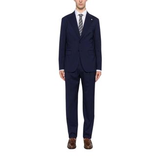 Manuel Ritz Einknopf Sakko - - Suits - Herren - Blau - S