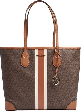 Michael Kors Femme, Sacs, Brun, Taille: ONE Size Sac Tote Eva avec Impression Logo