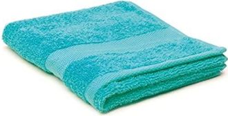 Excelsa Bagno Handtuch 100x60cm in blau, Baumwolle, 100 x 60 x 1 cm